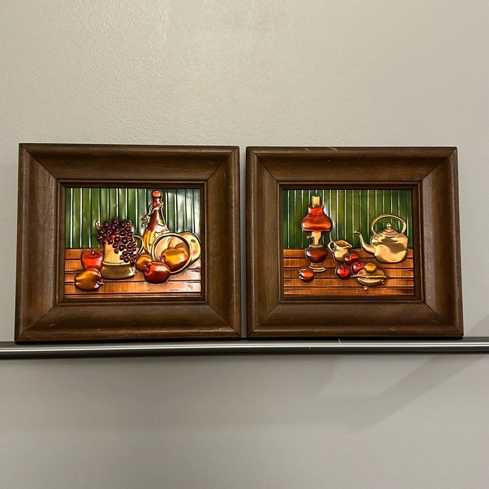 R. Dehl Coppercraft | Art | Vintage Copper Still Life Hanging Art Decor ...
